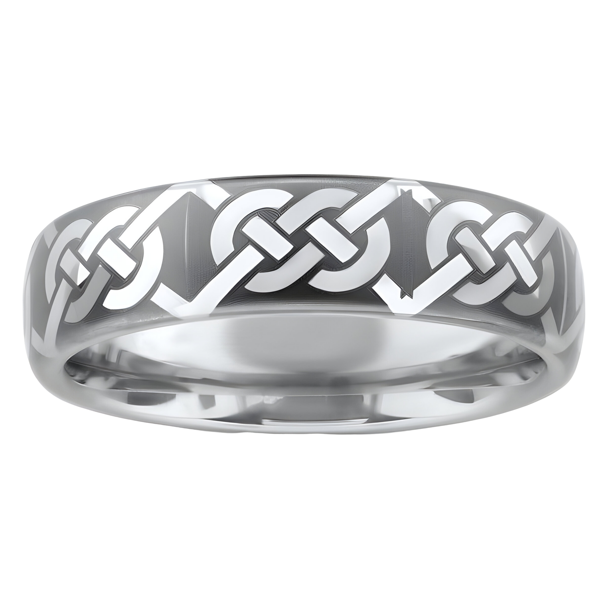 Gilletts Celtic Tungsten Carbide Ring